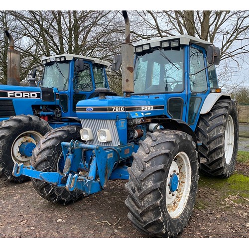 Ford 7810 series II tractor. 1988. Front linkage, 5968 hours showing ...