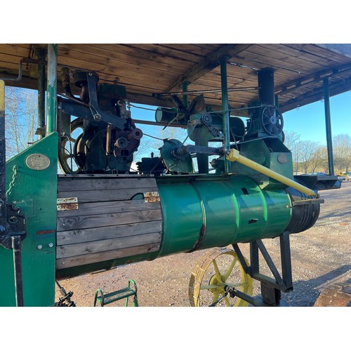 Homemade diesel powered traction engine. Runs and drives