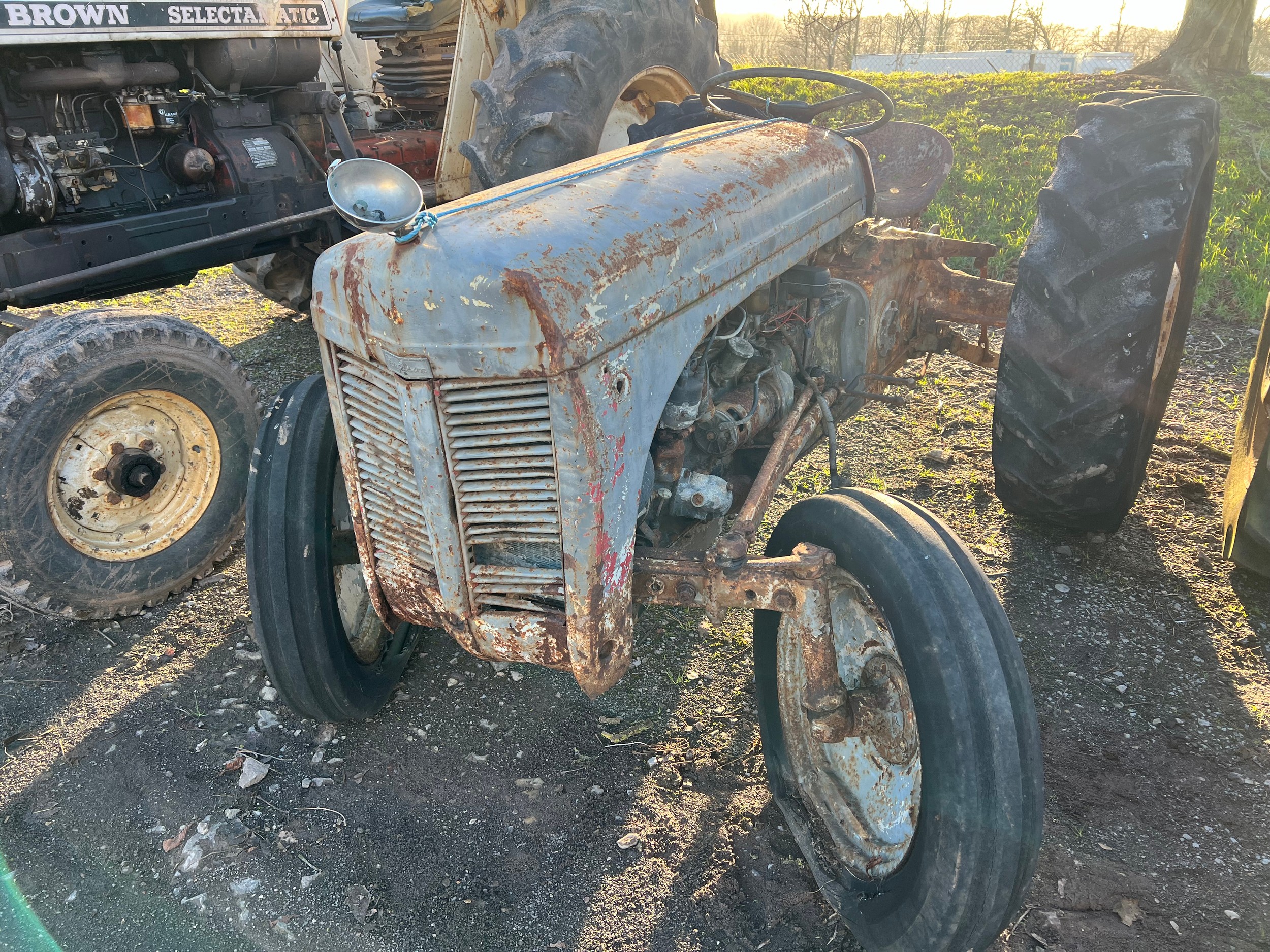 Ferguson T20 tractor. 1950. In need of restoration.