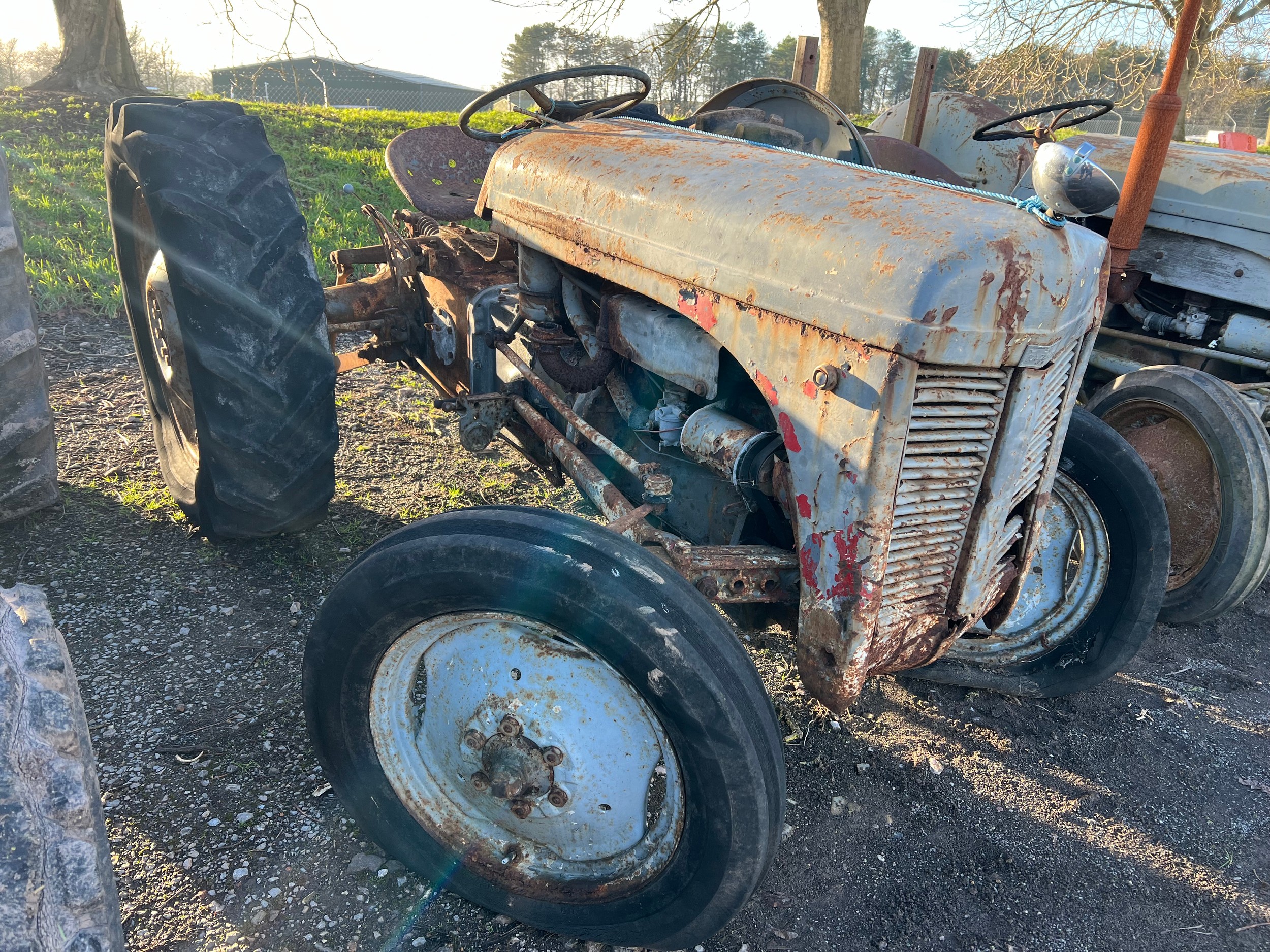 Ferguson T20 tractor. 1950. In need of restoration.