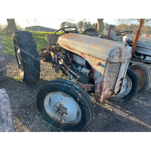 Ferguson T20 tractor. 1950. In need of restoration.