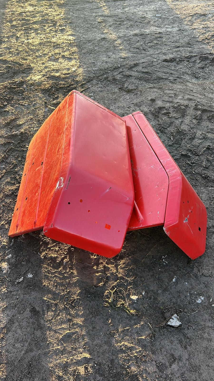 Pair of Massey Ferguson mudguards