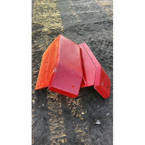 Pair of Massey Ferguson mudguards