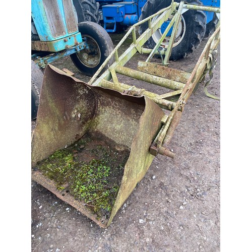 Fordson Major tractor. C/w J C Bomford loader