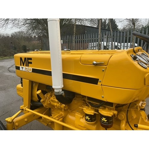 Massey Ferguson 20 industrial tractor. 1972. Fully restored and engine ...