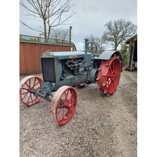 Wallis 20-30 certified tractor. 1928
