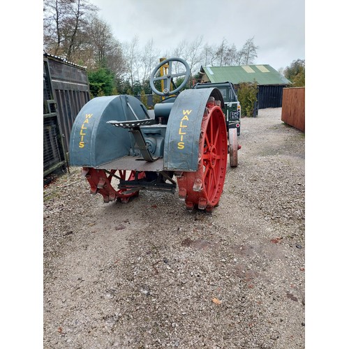 Wallis 20-30 certified tractor. 1928