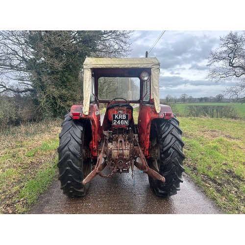 Massey Ferguson 188 4WD tractor. C/w 4 wheel traction axle and Massey ...