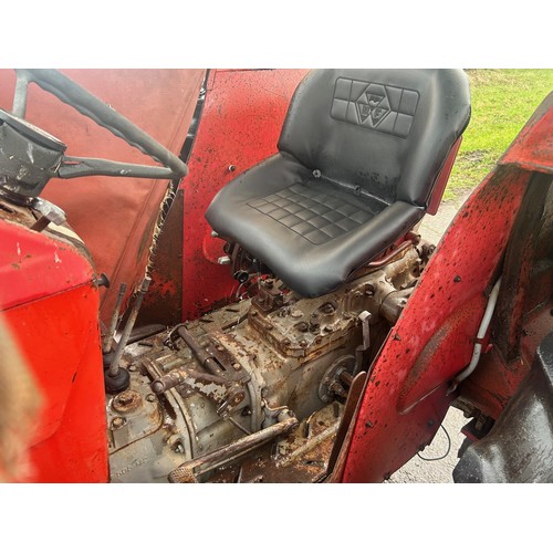Massey Ferguson 188 4WD tractor. C/w 4 wheel traction axle and Massey ...