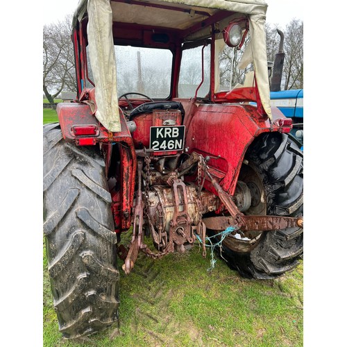 Massey Ferguson 188 4WD tractor. C/w 4 wheel traction axle and Massey ...