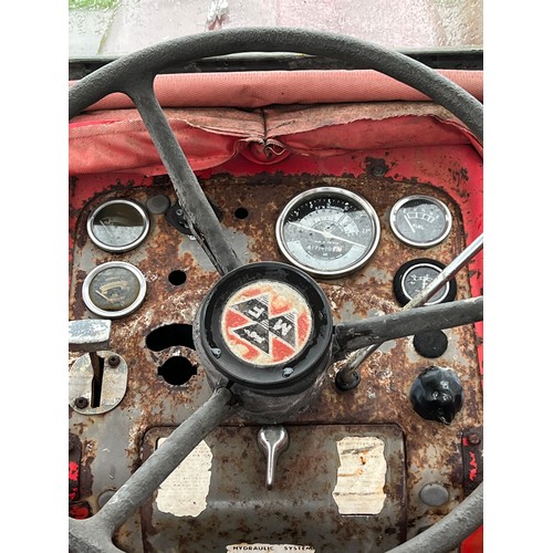 Massey Ferguson 188 4WD tractor. C/w 4 wheel traction axle and Massey ...