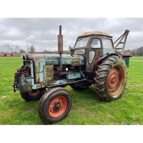 Fordson Major tractor. with winch, barn stored, deceased estate. Runs ...