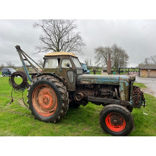 Fordson Major tractor. with winch, barn stored, deceased estate. Runs ...