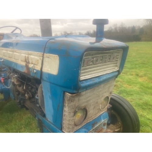Ford 5000 Pre-force tractor. V5. Reg. LKE 336E