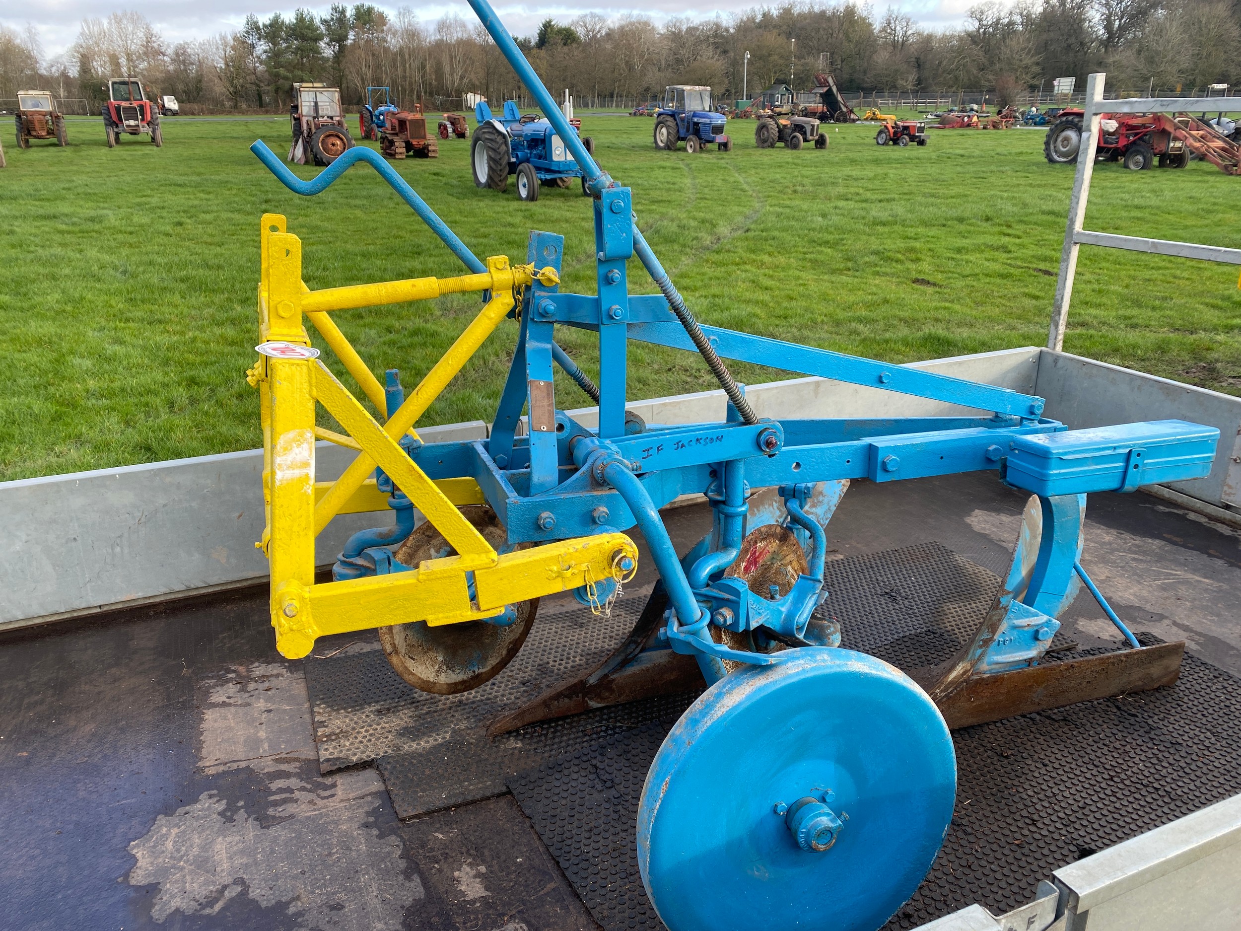 Ransomes Robin 2 furrow plough with frame for ploughing headland. 2 New ...