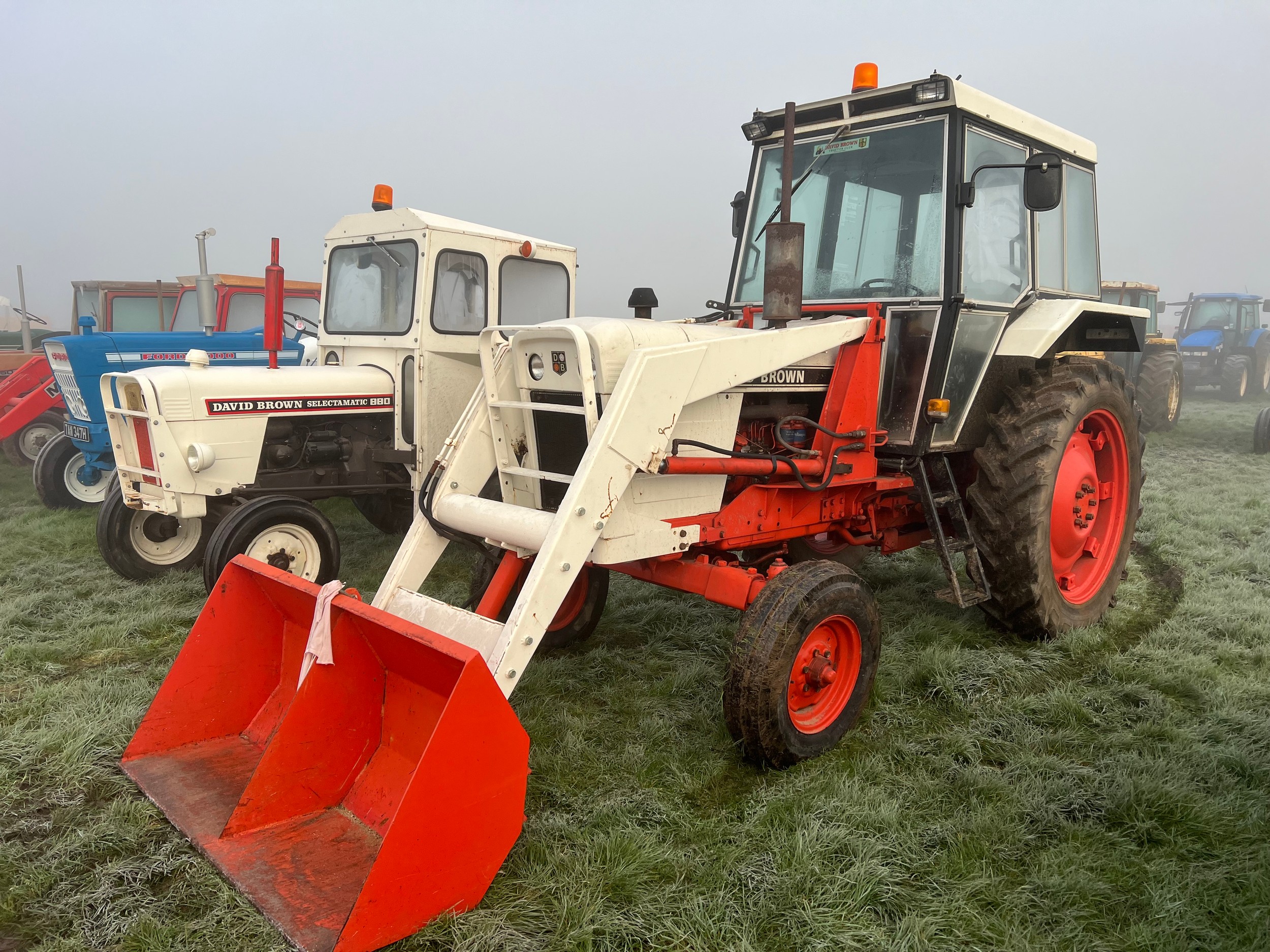 David Brown 1212 tractor with loader. Engine and fuel pump rebuilt ...