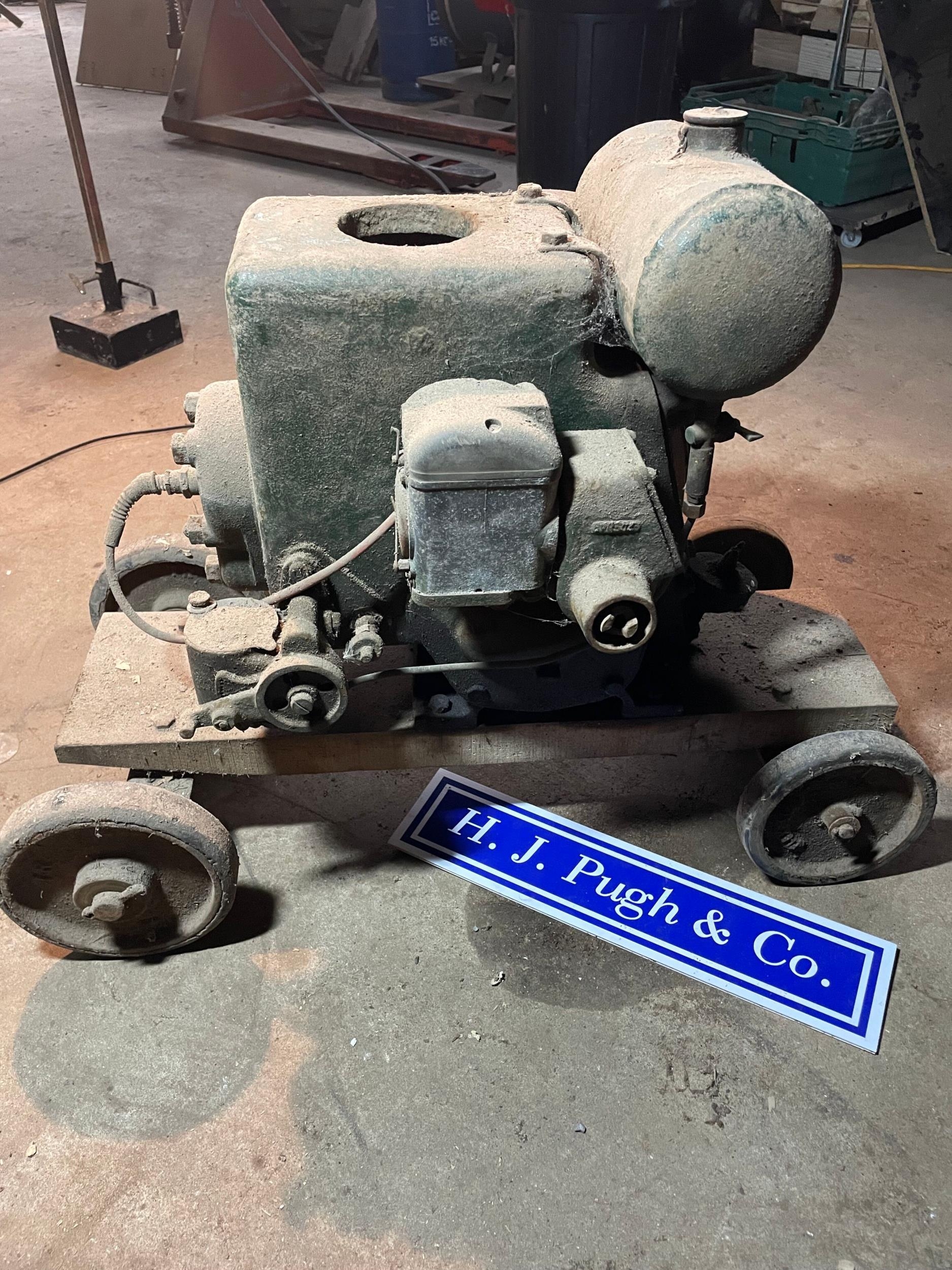 Ruston Hornsby PB 2 class, 1.5HP engine, sn 20371, on trolley