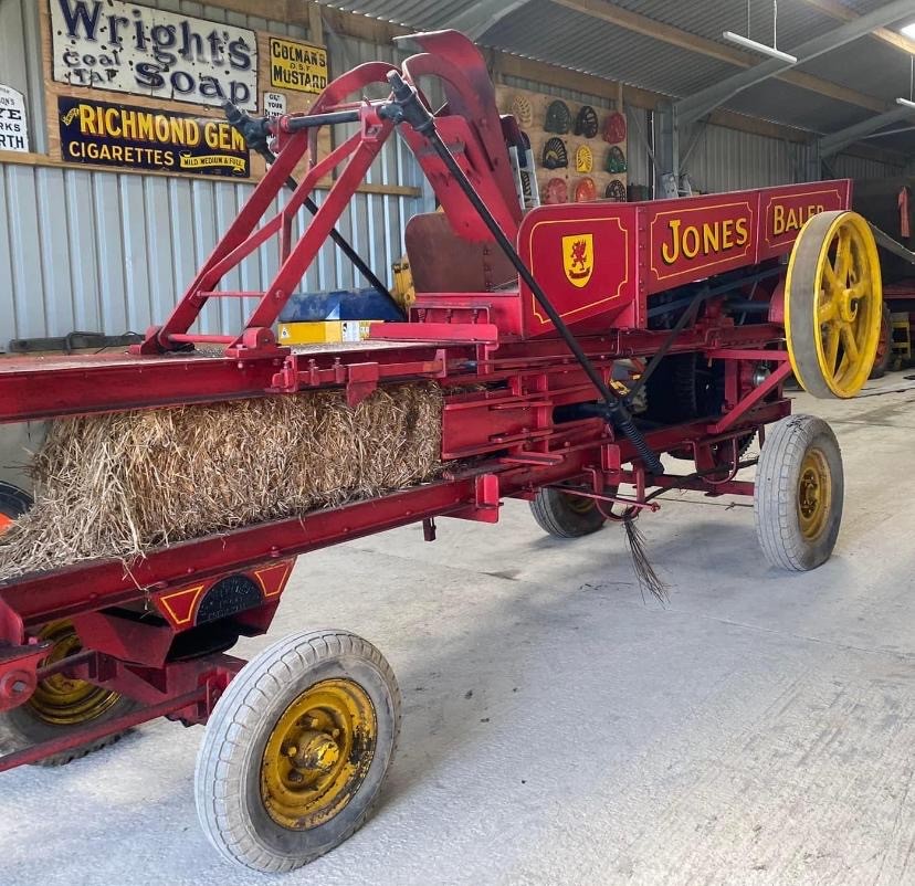 Jones Tiger Stationary baler, 1948. Fully restored and ready to work ...
