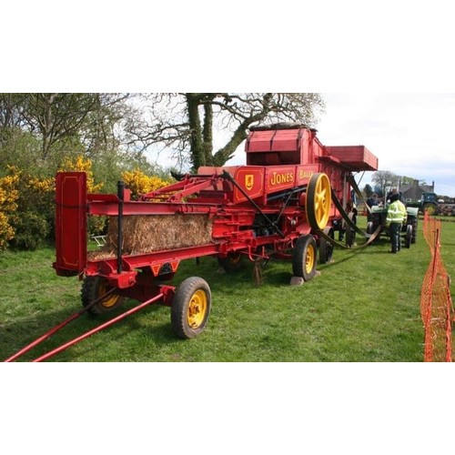 Jones Tiger Stationary baler, 1948. Fully restored and ready to work ...