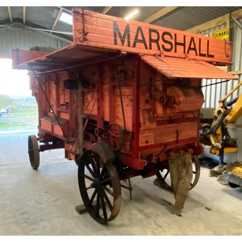 Marshall of Gainsborough 48" threshing machine, 1917. Restored in the ...