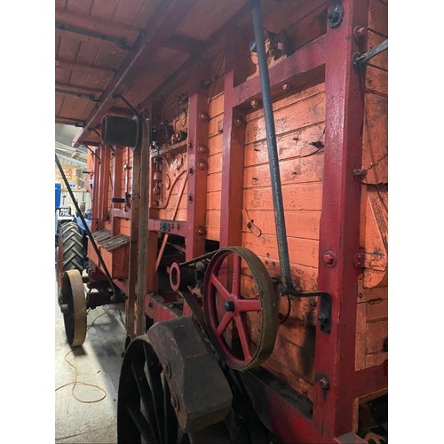 Marshall of Gainsborough 48" threshing machine, 1917. Restored in the ...