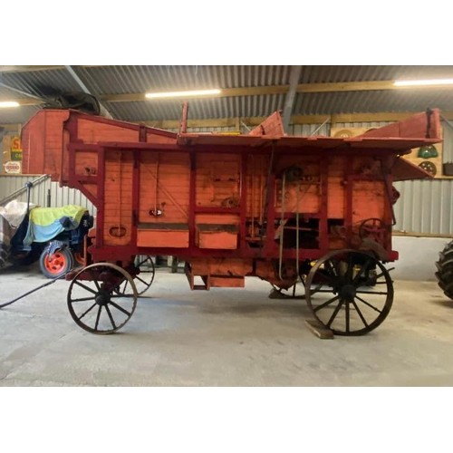 Marshall of Gainsborough 48" threshing machine, 1917. Restored in the ...