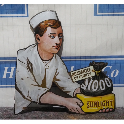 Enamel sign - Sunlight £1000 34" x 32" max