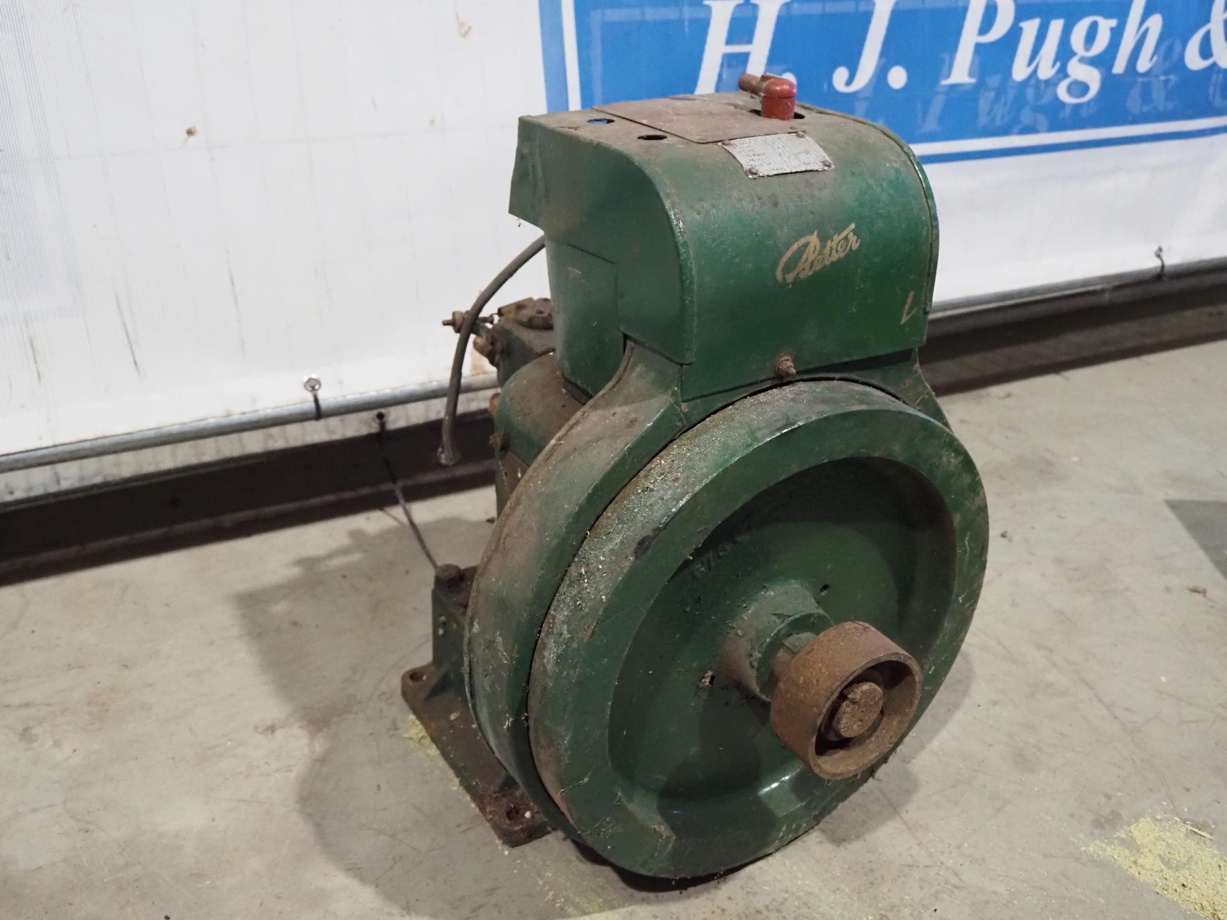 Petter type AS stationary engine. SN. 320580