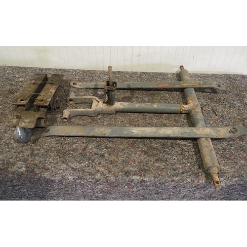 Massey Ferguson T bar, pick up hitch and stays. Badged