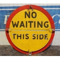 Cast Aluminium flip over sign - Waiting limited 20"