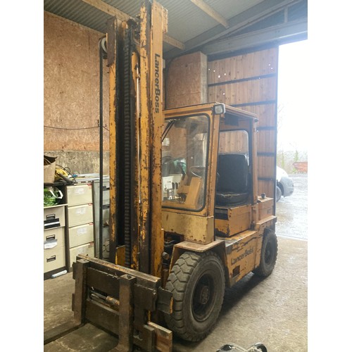 Lancer Boss MD7 forklift with side shift runs well. Recent new braking ...