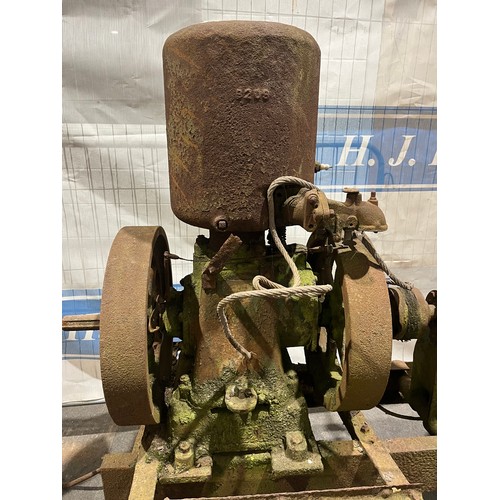 Lister B 4 hp engine and sludge pump