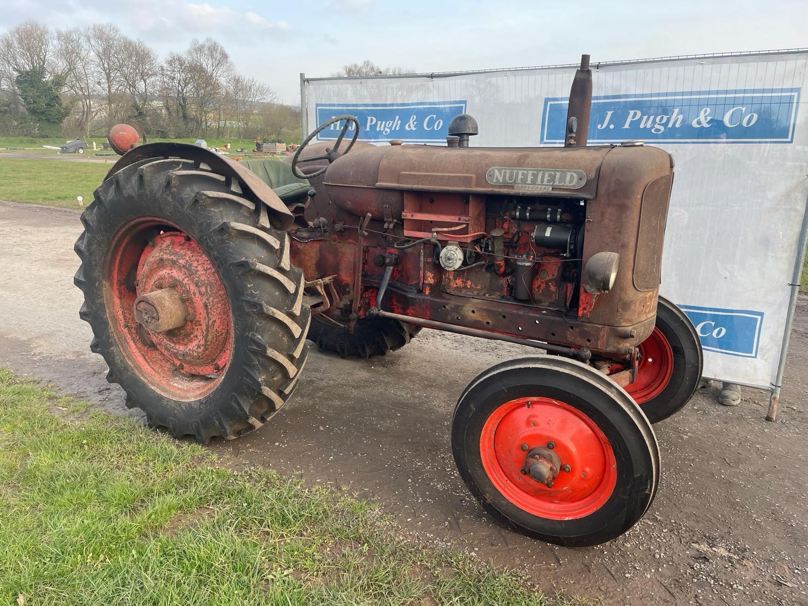 Nuffield Universal tractor. Petrol paraffin. Running when stored. Good ...