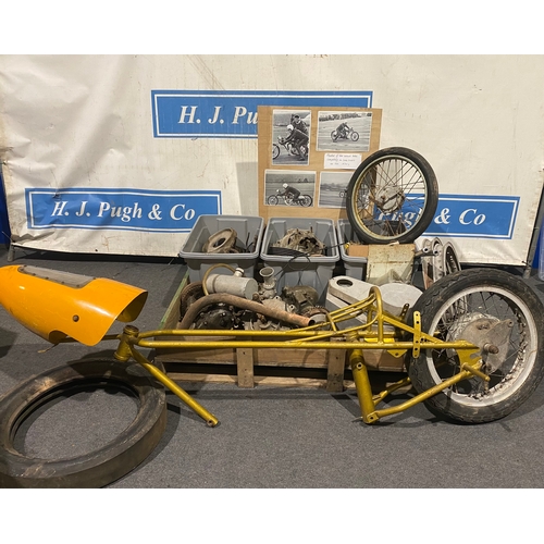 Scratch built time trials sprinter motorcycle project. Last used in ...