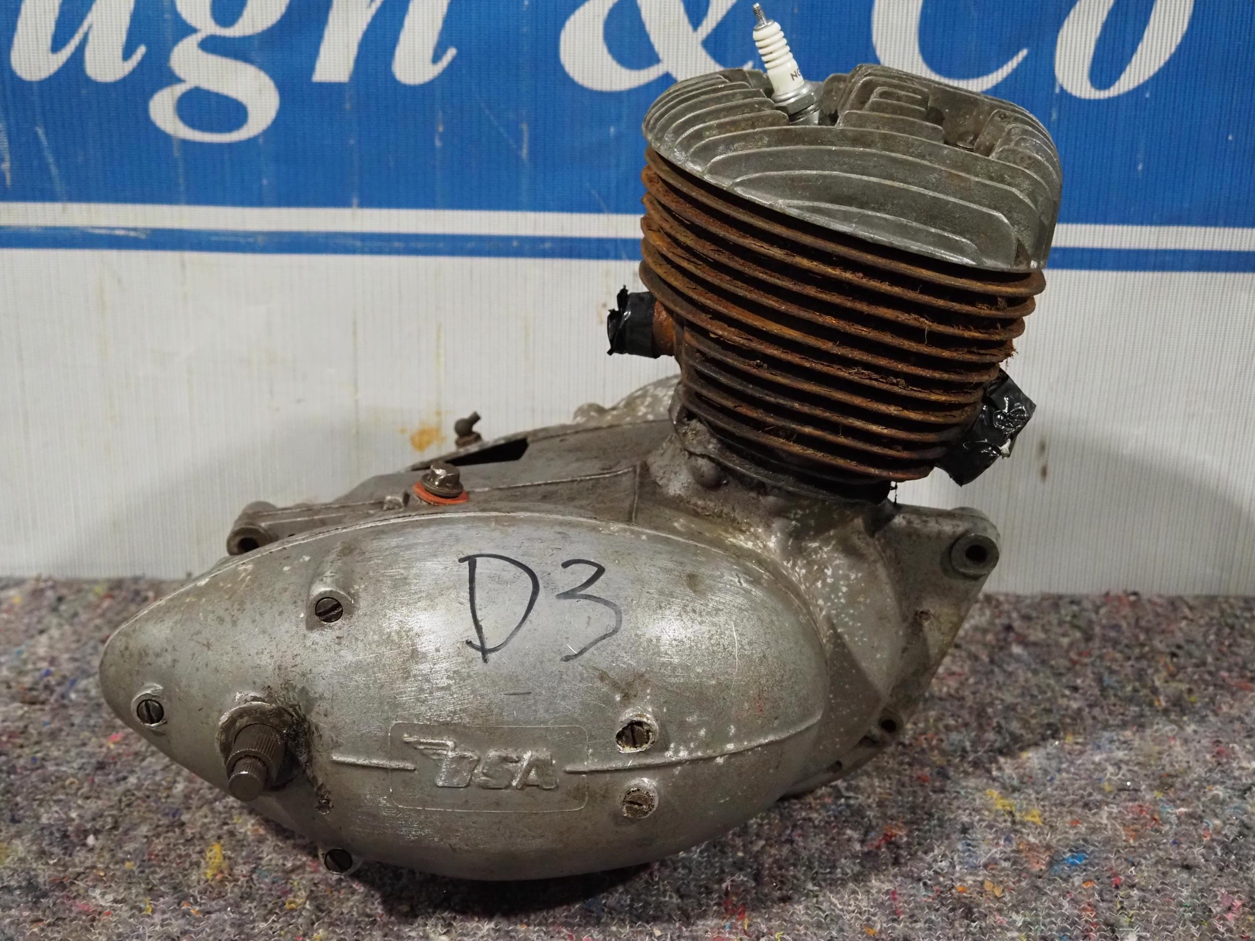 BSA Bantam D3 engine parts. Engine No. BD32395