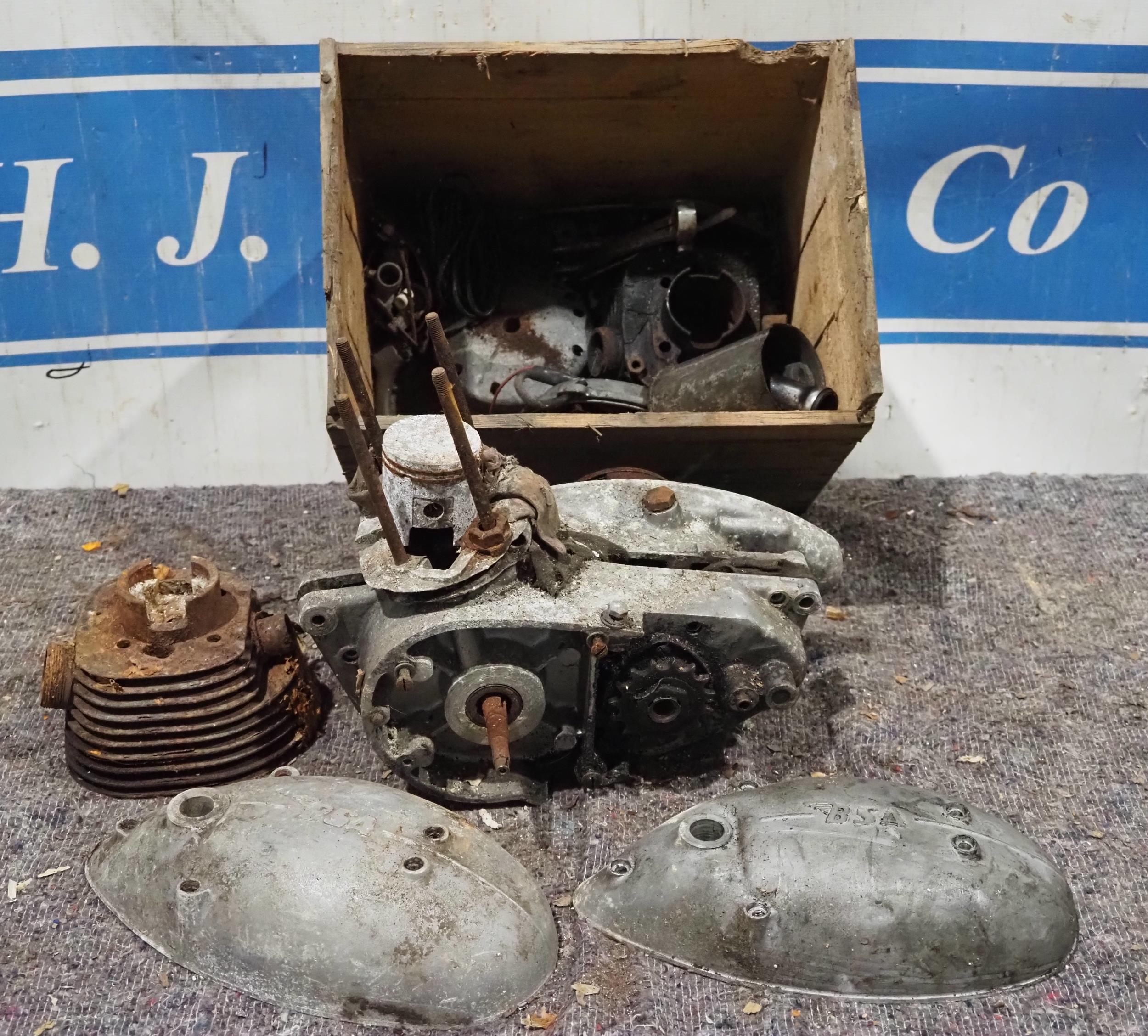 BSA engine parts to include bottom end and barrel etc