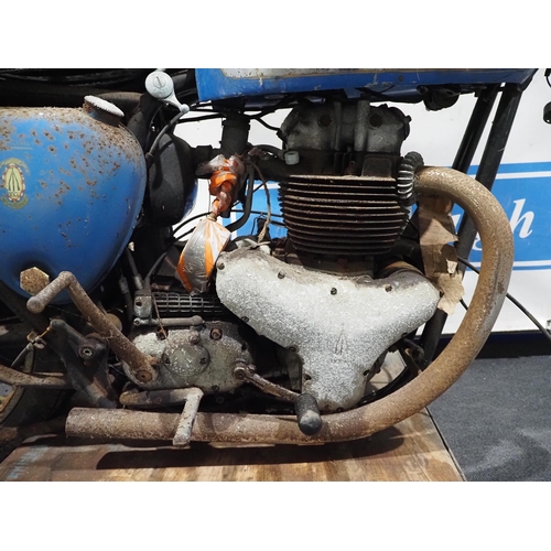 BSA A7 Shooting Star motorcycle project. Frame No. GA715405 No docs