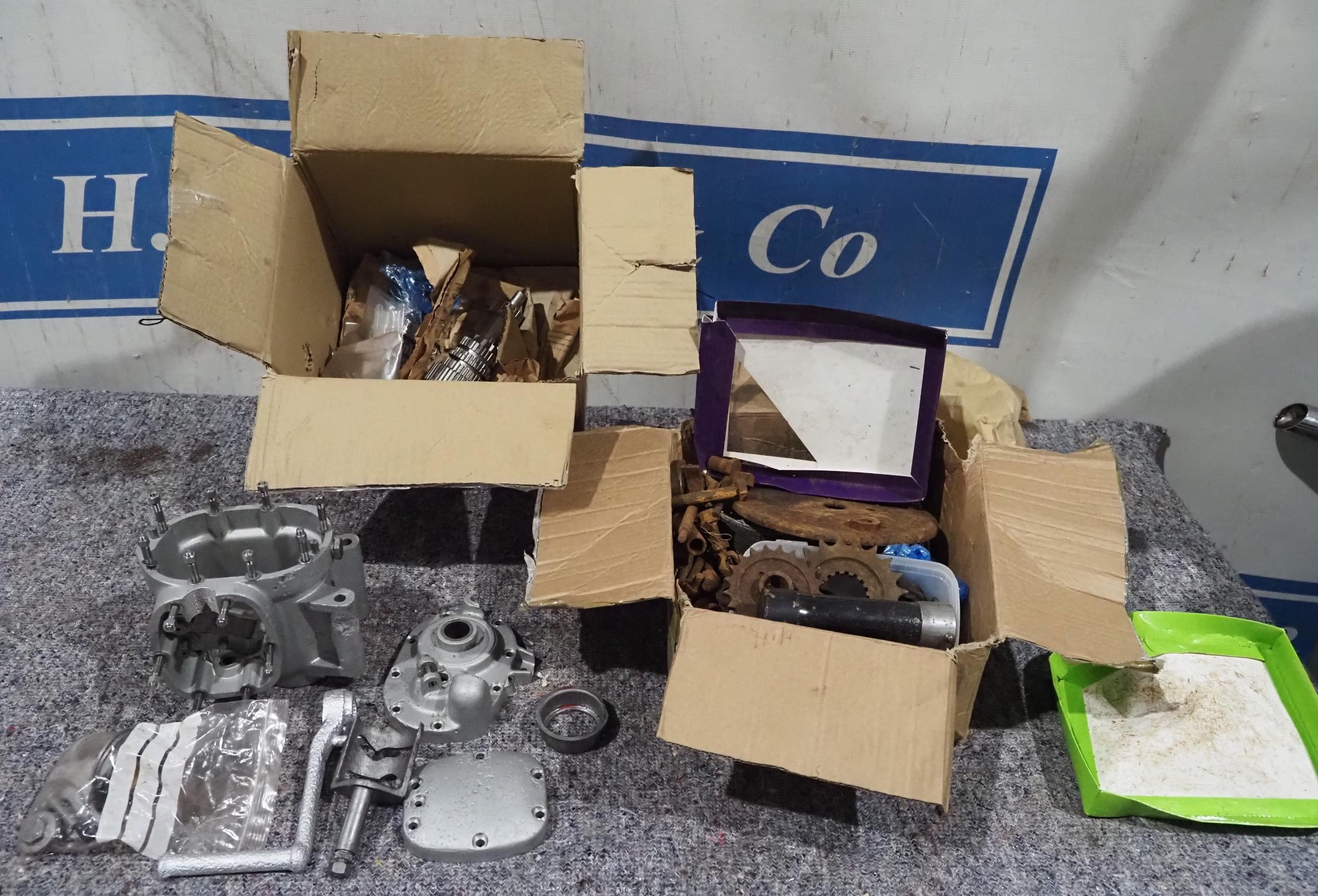 Rudge gearbox parts and other spares