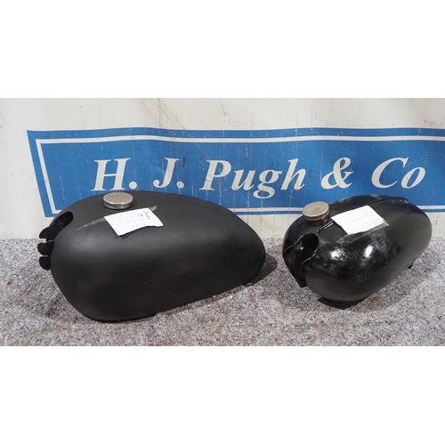 BSA A10 plunger fuel tank and BSA Bantam fuel tank