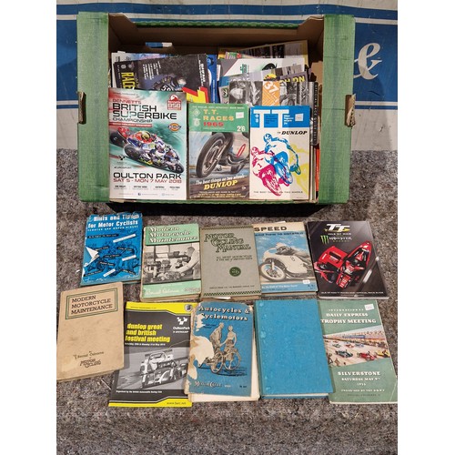 Motorcycle books and TT programmes