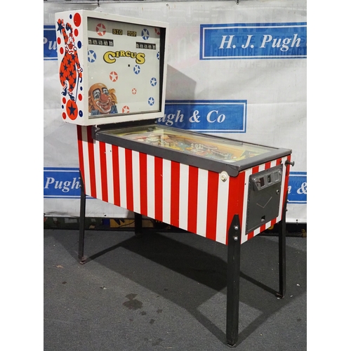 Bally Big Top Circus pinball machine