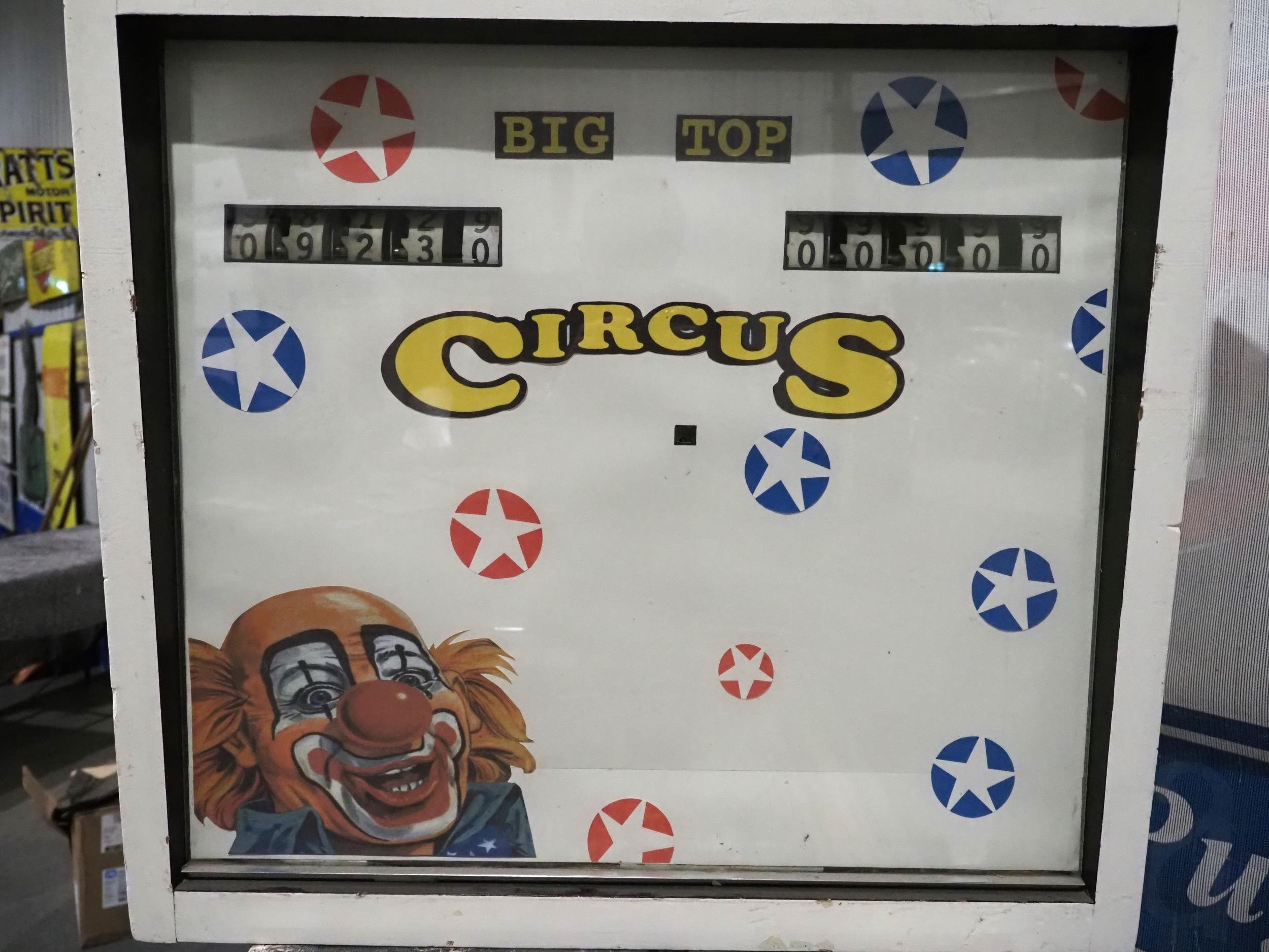 Bally Big Top Circus pinball machine