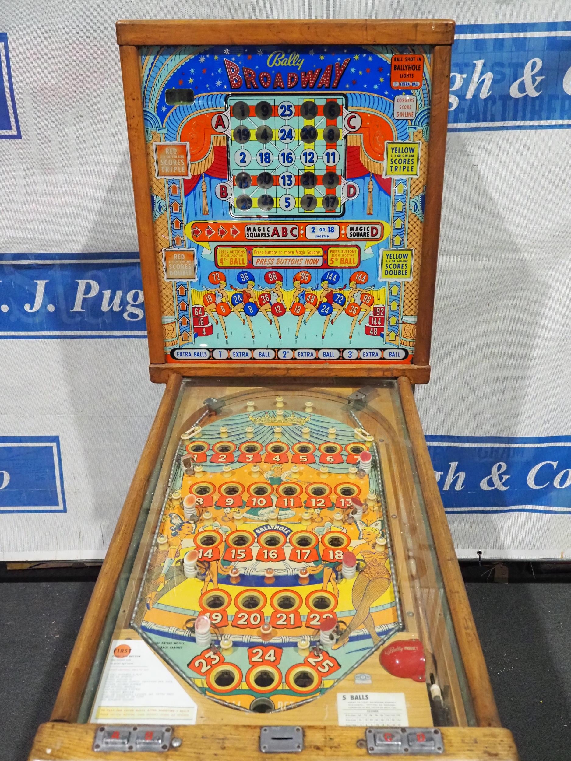 Bally Broadway pinball machine