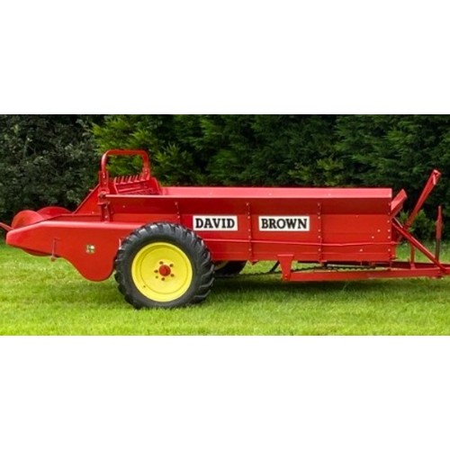 David Brown muck spreader, restored