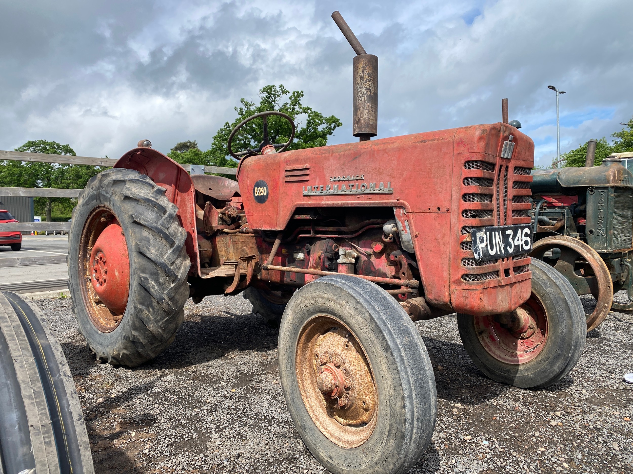 International B250 diesel tractor, 1957. Original condition. Runs and ...