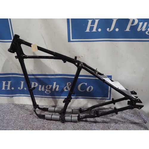 Triumph T100 rigid frame 1945, with V5c. Frame no. TF4345