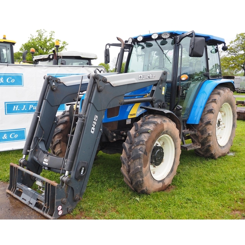 New Holland T5050 4wd tractor with Quicke loader. Showing 2906 hours ...