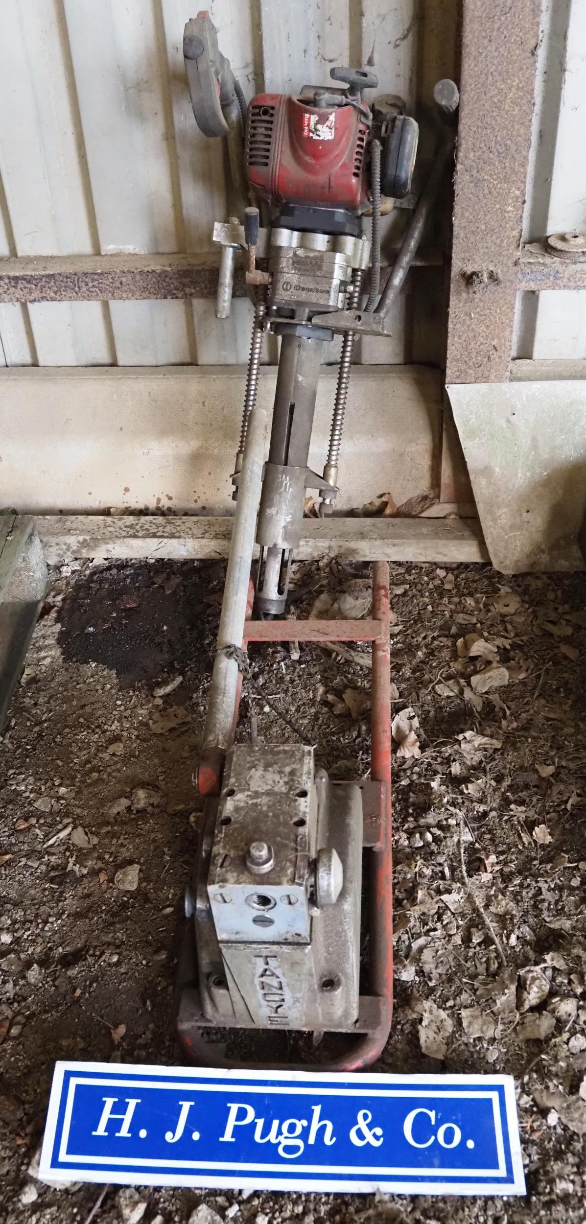 Kawasaki hammer drill and small Tangye press