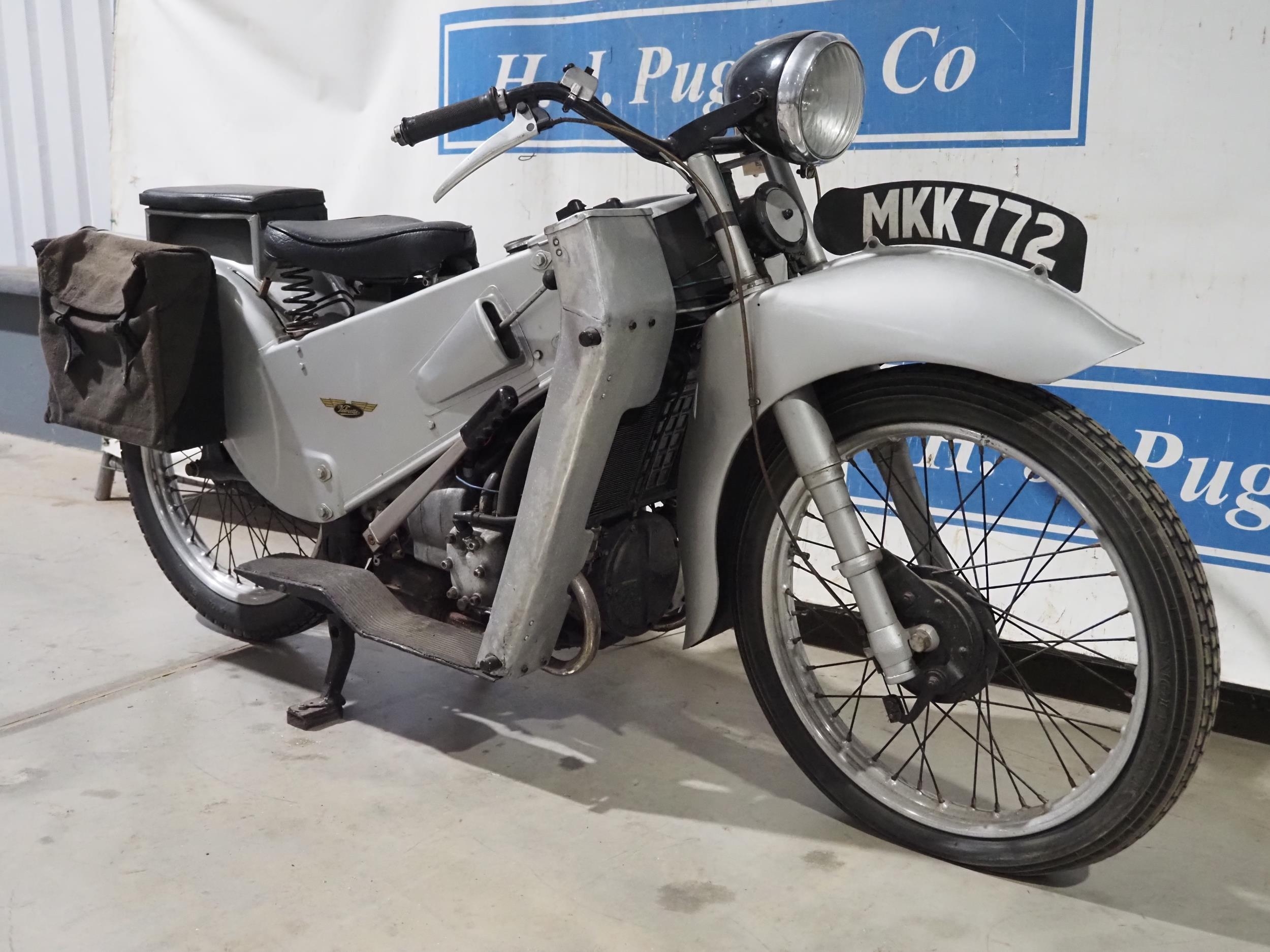 Velocette LE 150 motorcycle 149cc. 1950. Frame No. 5078 Engine No. 5122 ...