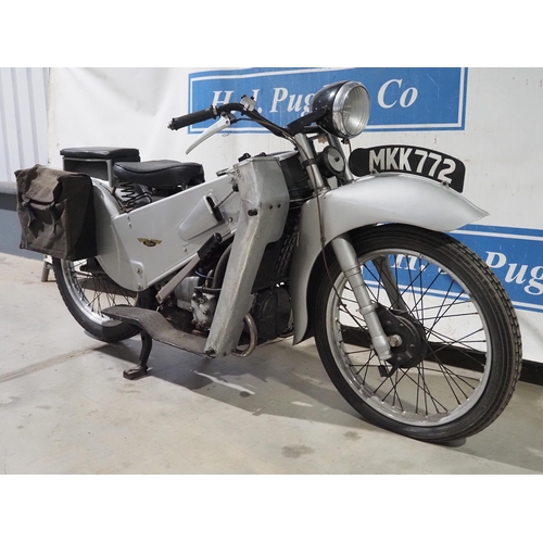 Velocette LE 150 motorcycle 149cc. 1950. Frame No. 5078 Engine No. 5122 ...